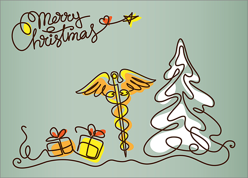 Pediatrician Christmas Cards Personalized For Your Business | Medical ...