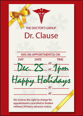 Medical Christmas Cards- Greeting Cards for Medical Professionals.